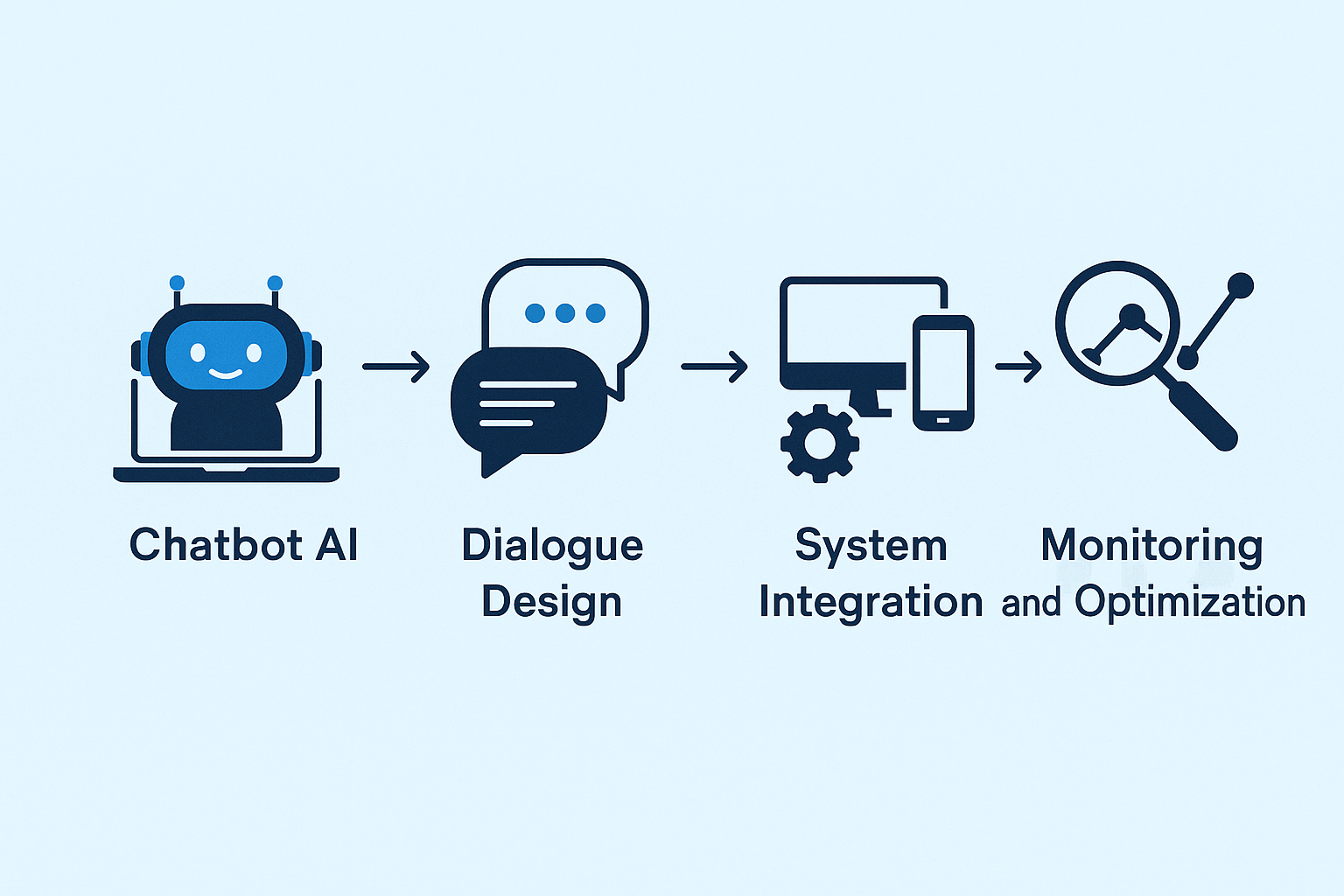 AI Chatbot Implementation Process from A to Z: Optimize Automation for Businesses - NOKASOFT Co ...